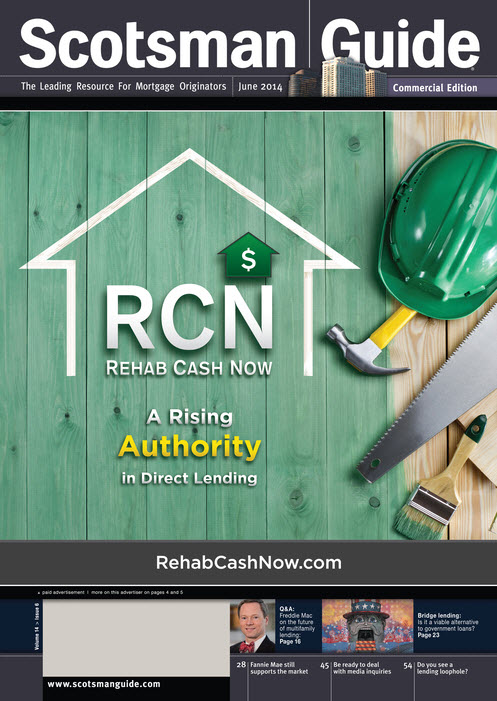 RCN Capital Featured on Cover of Commercial Edition of The Scotsman Guide